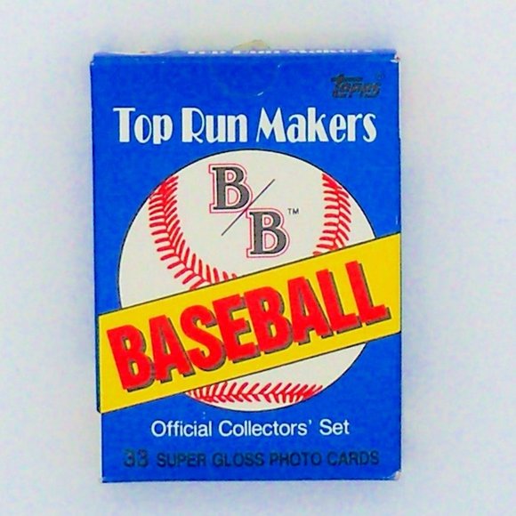 Topps | Toys | Topps 987 Tops Run Makers Baseball Official Collectors ...